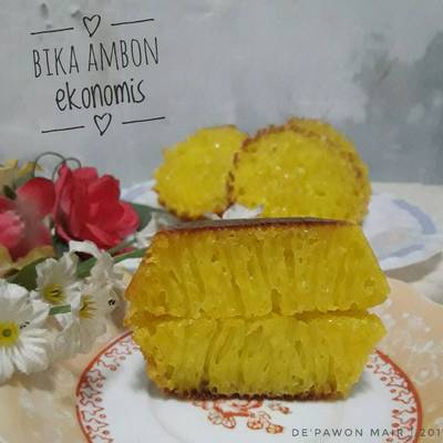 Resep Bika ambon ekonomis (menggunakan cetakan pie) oleh Pawon mair (Irma Rahmawati) - Cookpad