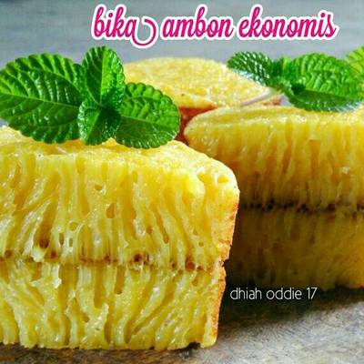Resep Bika Ambon Ekonomis oleh Dhiah Oddie - Cookpad