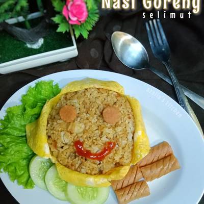 Resep Nasi Goreng Selimut oleh Mom's Azalea - Cookpad