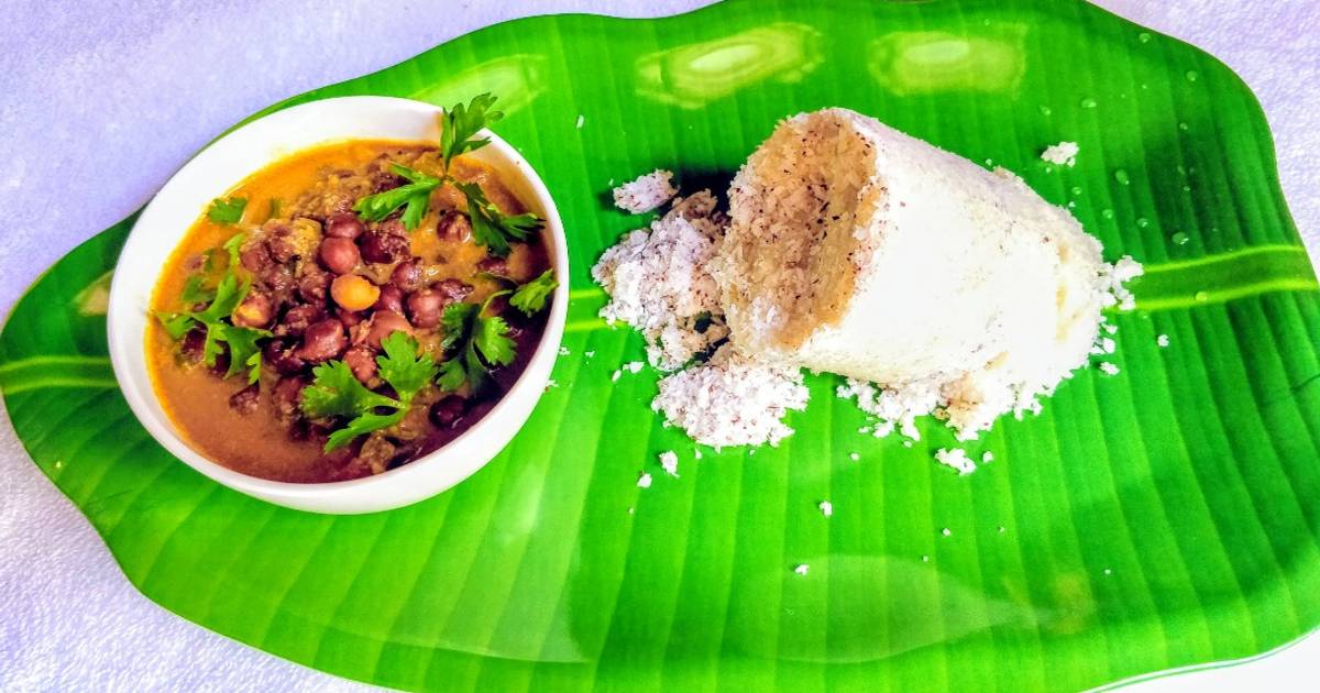 Kerala Rice Puttu With Kadala Curry Recipe by Jayanthy Asokan - Cookpad ...