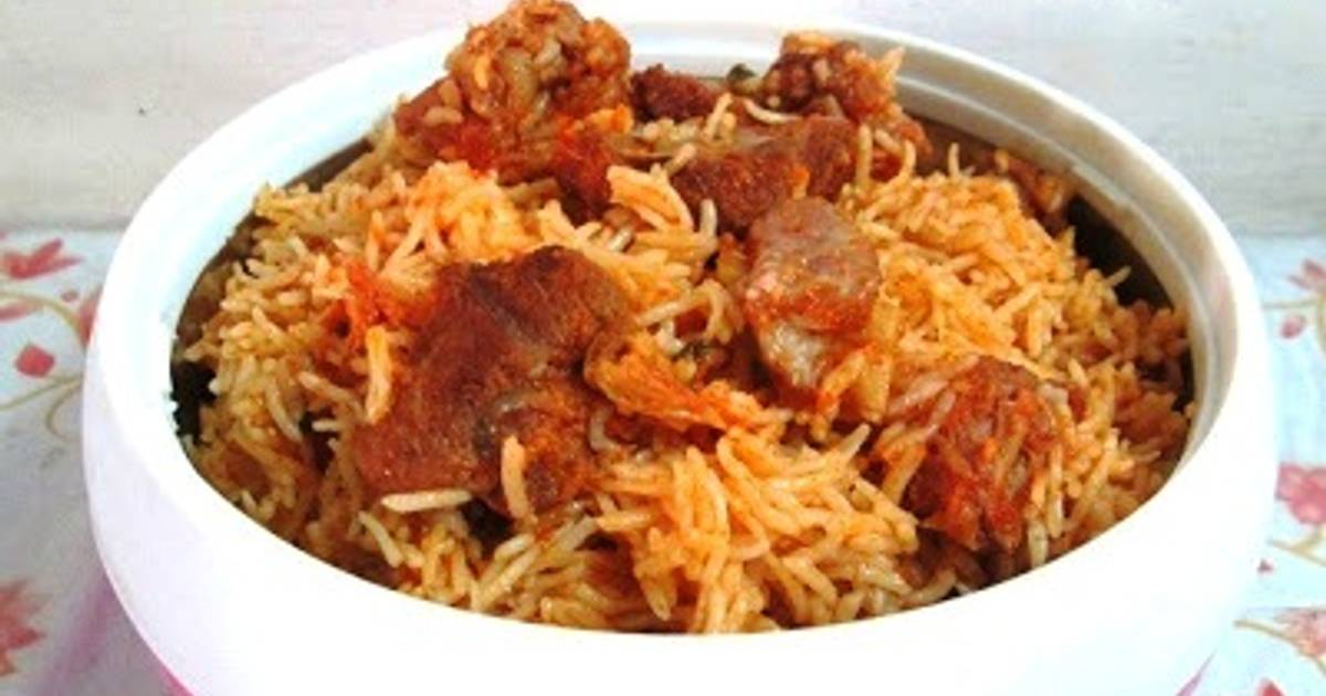 Muslim mutton biryani Recipe by Amina Khaleel Sulaiman - Cookpad India