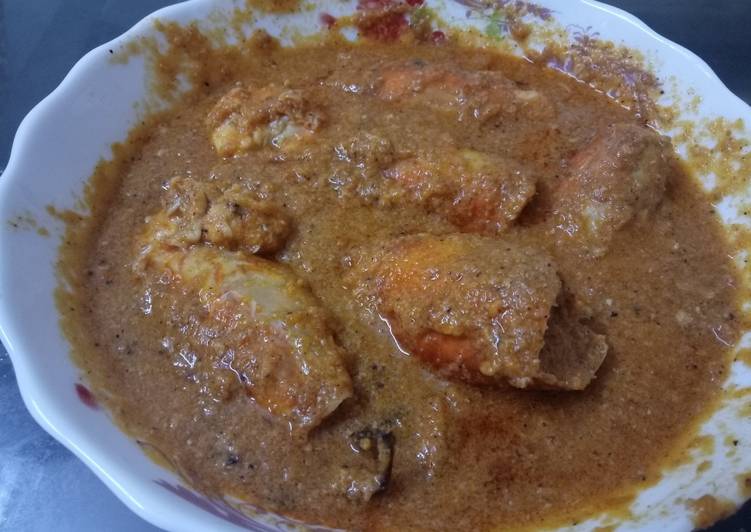 Tiger Prawn Malai Curry (Golda Chingri Macher Malai Curry) Recipe by ...