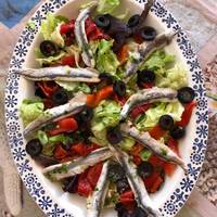 Ensalada de boquerones en vinagre Receta de Soraya (Con gusto y Salero ...