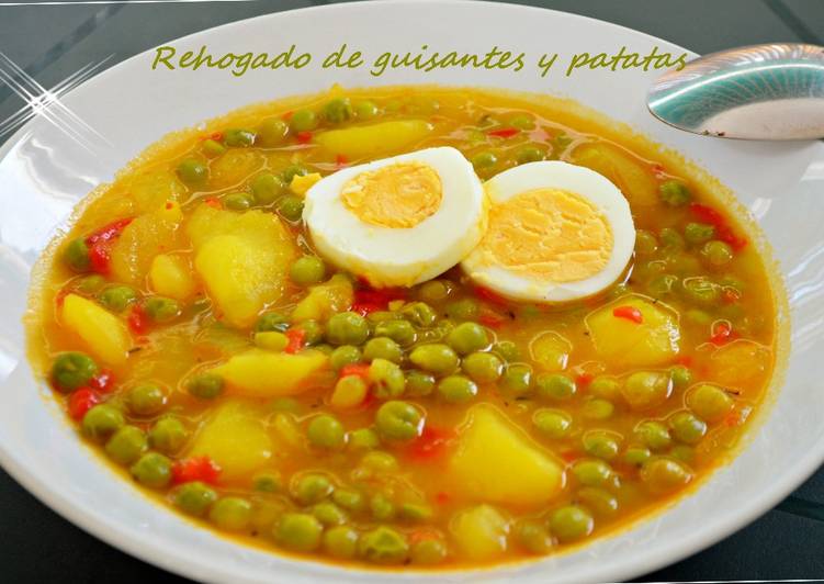 Rehogado de guisantes y patatas (Thermomix) Receta de PILAR - Cookpad