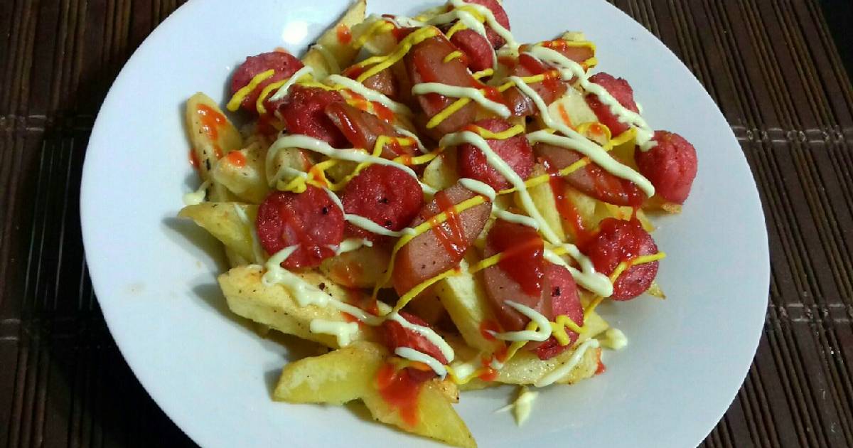 Salchipapas - 44 recetas caseras - Cookpad