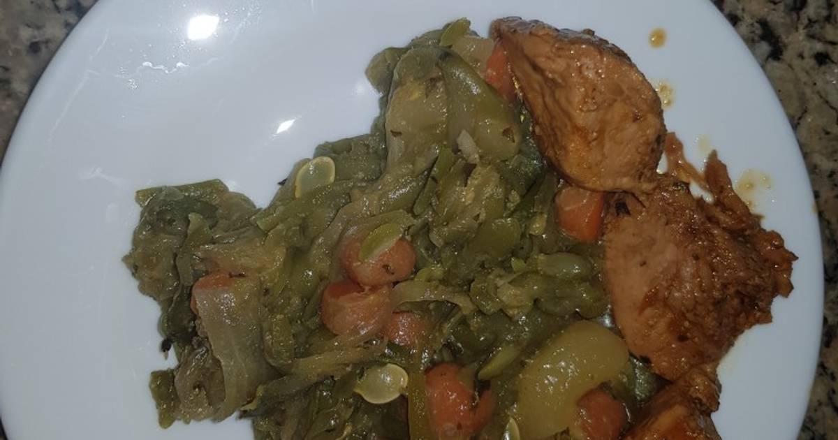 Guiso porotos verdes - 40 recetas caseras - Cookpad