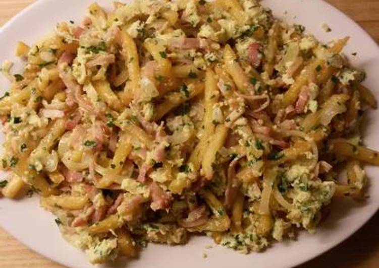 Revuelto gramajo Receta de Norali - Cookpad