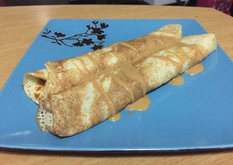 •Panqueques con manjar• Receta de Fran Rojas - Cookpad