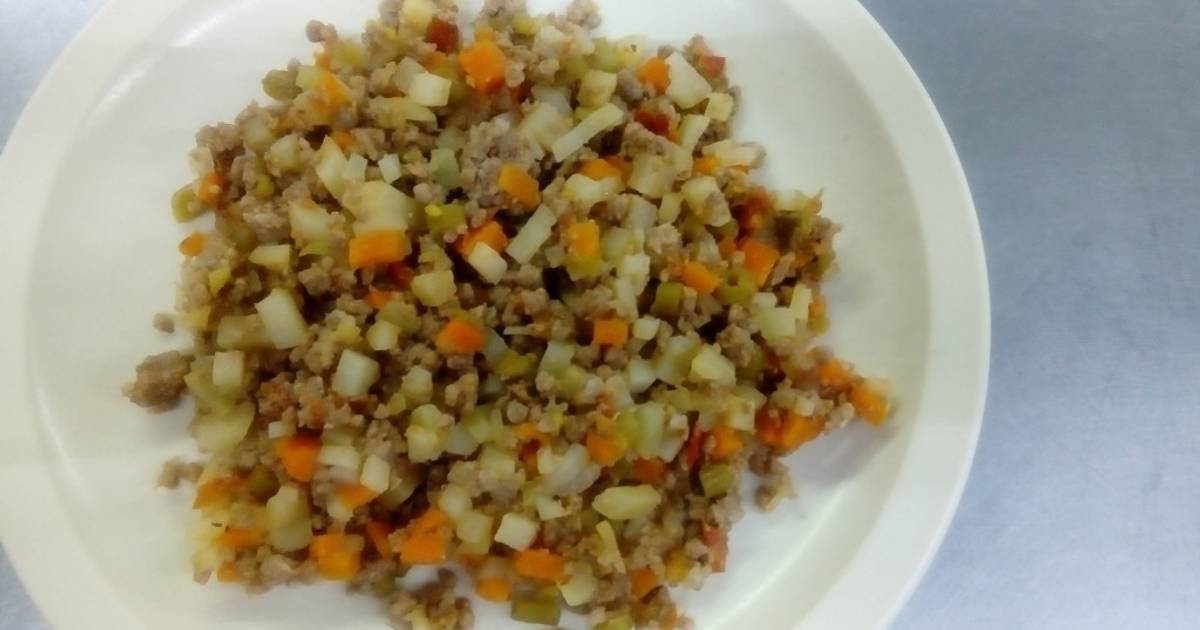 Carne deshebrada con cebolla y tomate - 40 recetas caseras - Cookpad