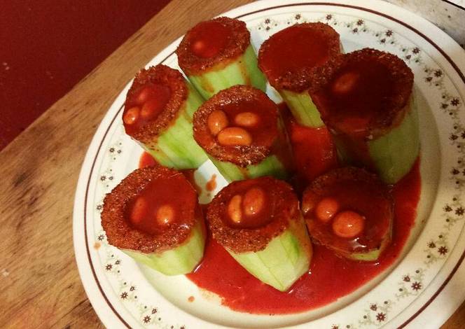 Pepinos locos Receta de La Mexicana - Cookpad