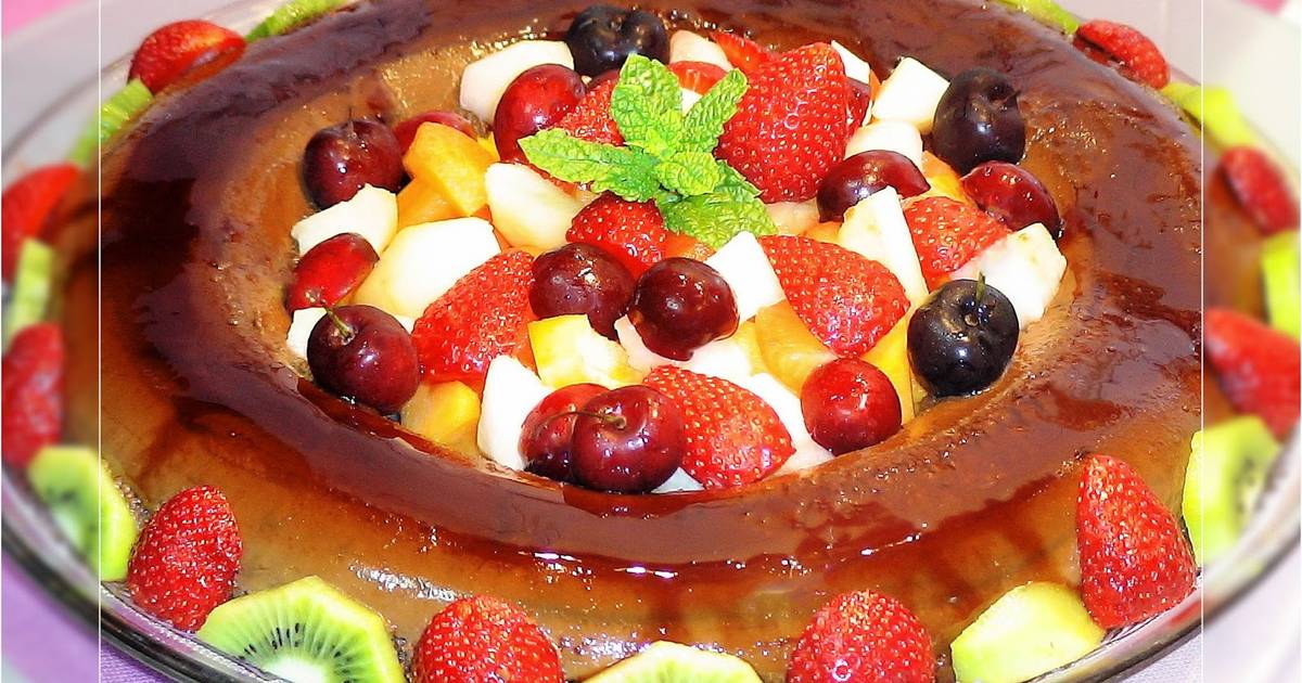 Flan de frutas - 951 recetas caseras - Cookpad