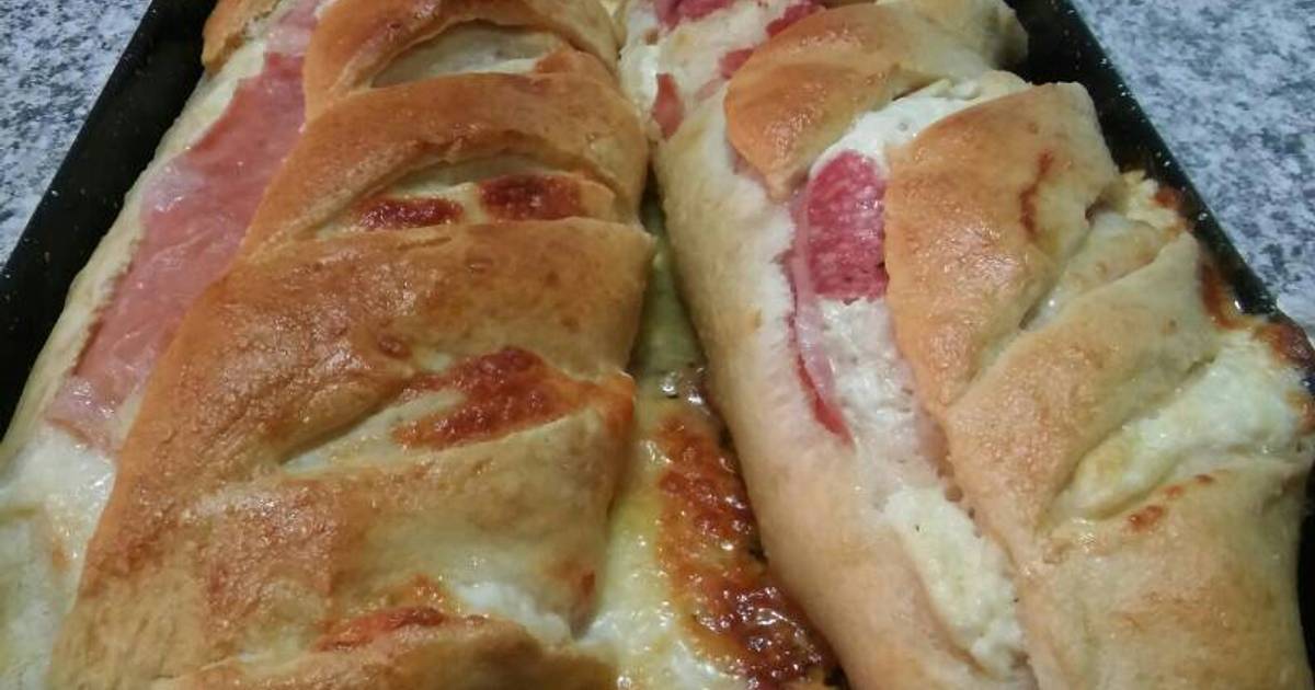 Panes rellenos de jamon y queso - 108 recetas caseras - Cookpad