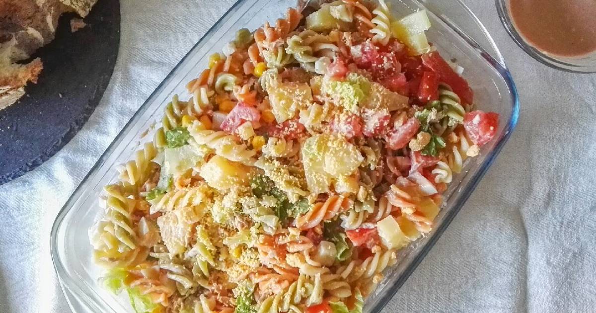 Ensalada de pasta en espiral - 77 recetas caseras - Cookpad