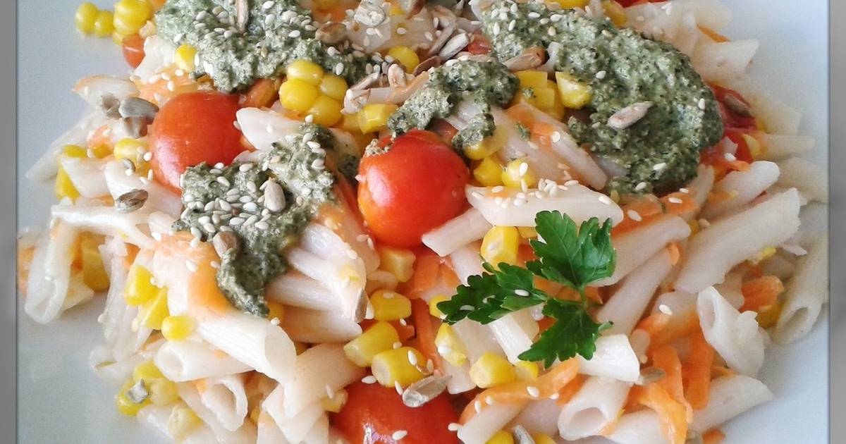 Fideos al pesto - 53 recetas caseras - Cookpad