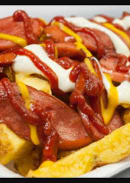 Salchipapas - 11 recetas caseras - Cookpad