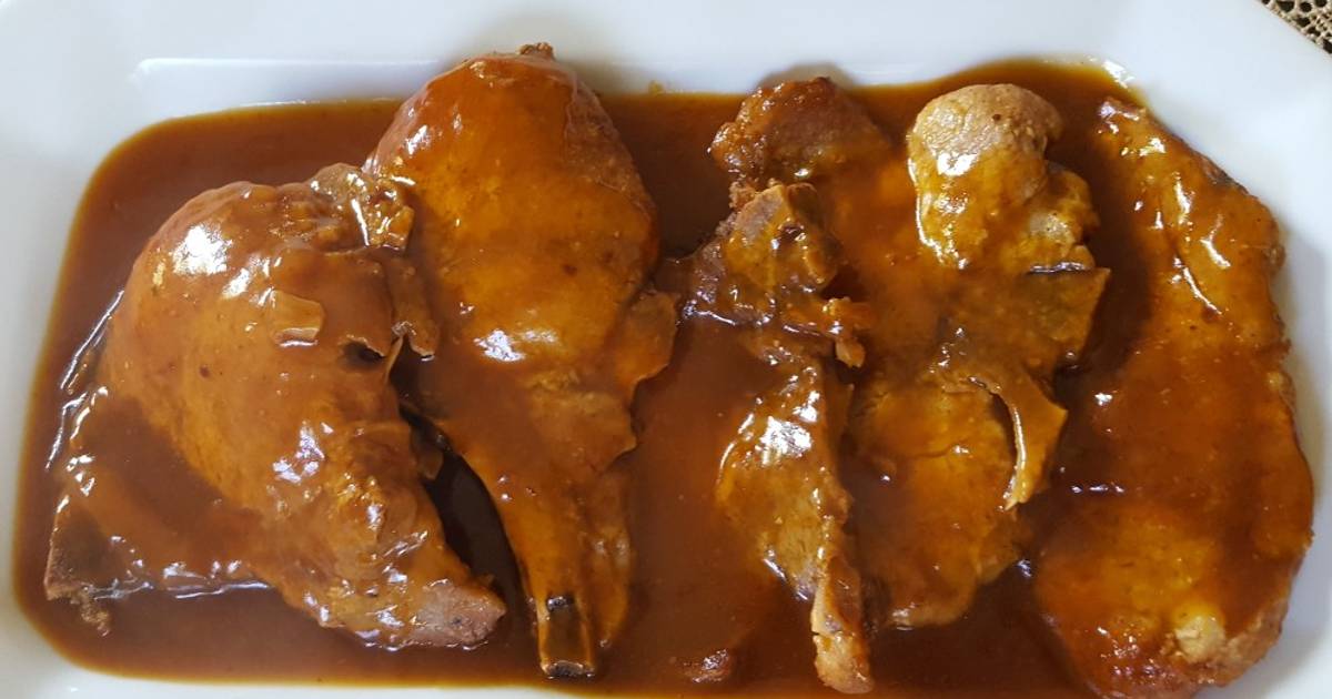 Chuletas en chipotle - 47 recetas caseras - Cookpad