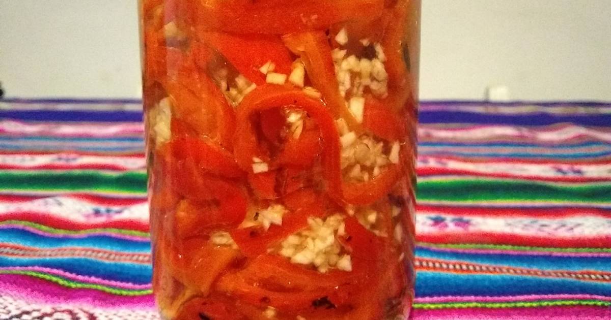 Morrones en aceite - 9.931 recetas caseras - Cookpad