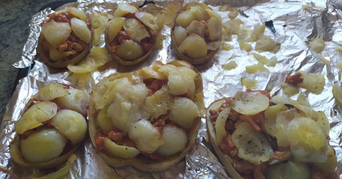 Papas rellenas al horno - 569 recetas caseras - Cookpad