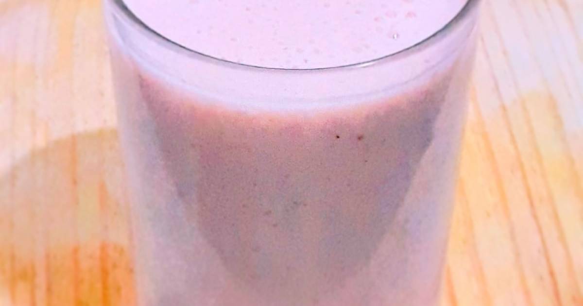 Jugo de fresa con leche - 10 recetas caseras - Cookpad