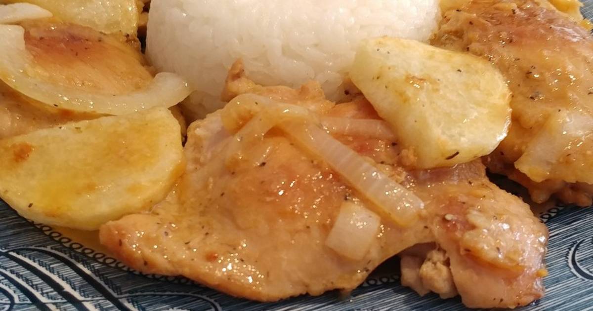 Pollo con papas - 921 recetas caseras - Cookpad