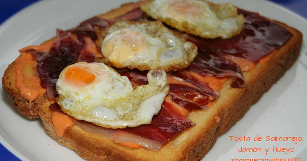 Tosta de jamón - 98 recetas caseras - Cookpad