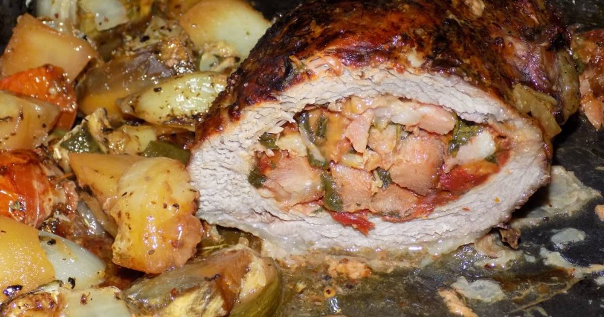 Colita rellena con panceta - 9 recetas caseras - Cookpad