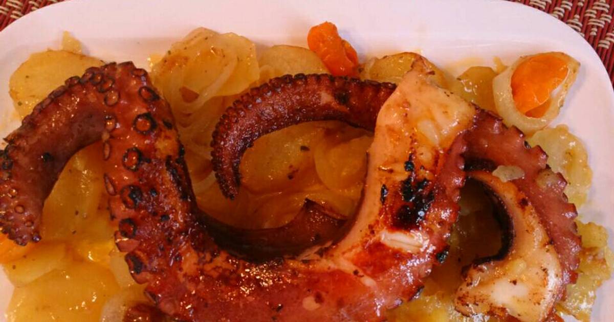 Pulpo asado - 124 recetas caseras - Cookpad