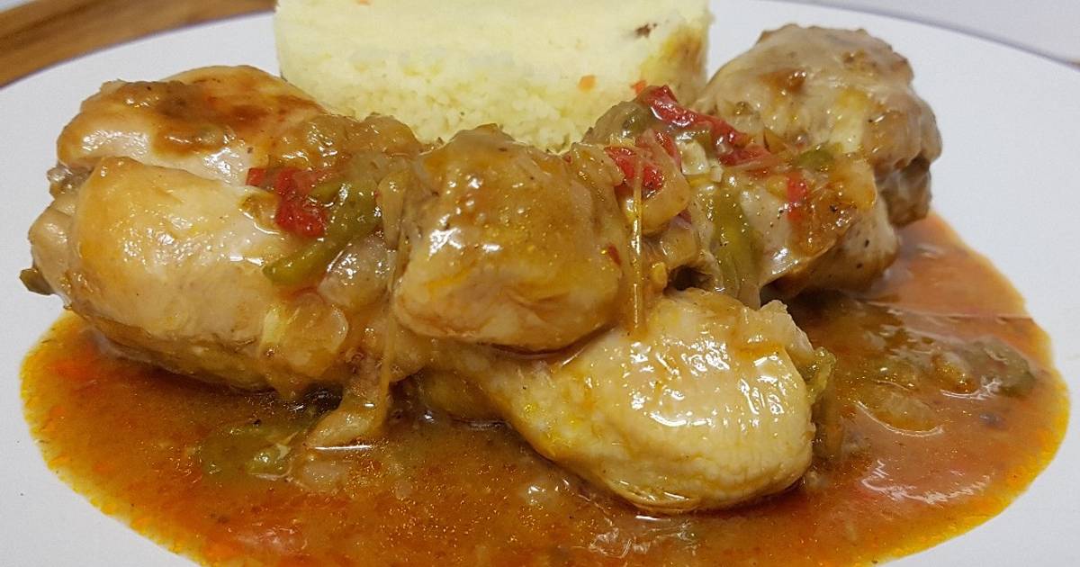 Muslos de pollo guisados - 3.207 recetas caseras - Cookpad