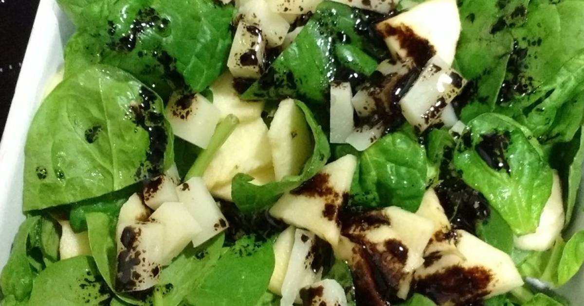 Ensalada espinacas cruda - 30 recetas caseras - Cookpad
