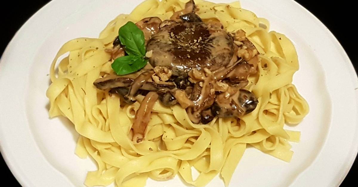 Tallarines con salsa blanca - 83 recetas caseras - Cookpad