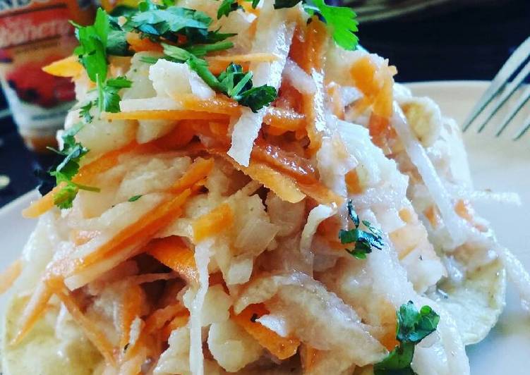 Tostadas sencillas de pescado Cocido al Limón Receta de Chef Victor ...