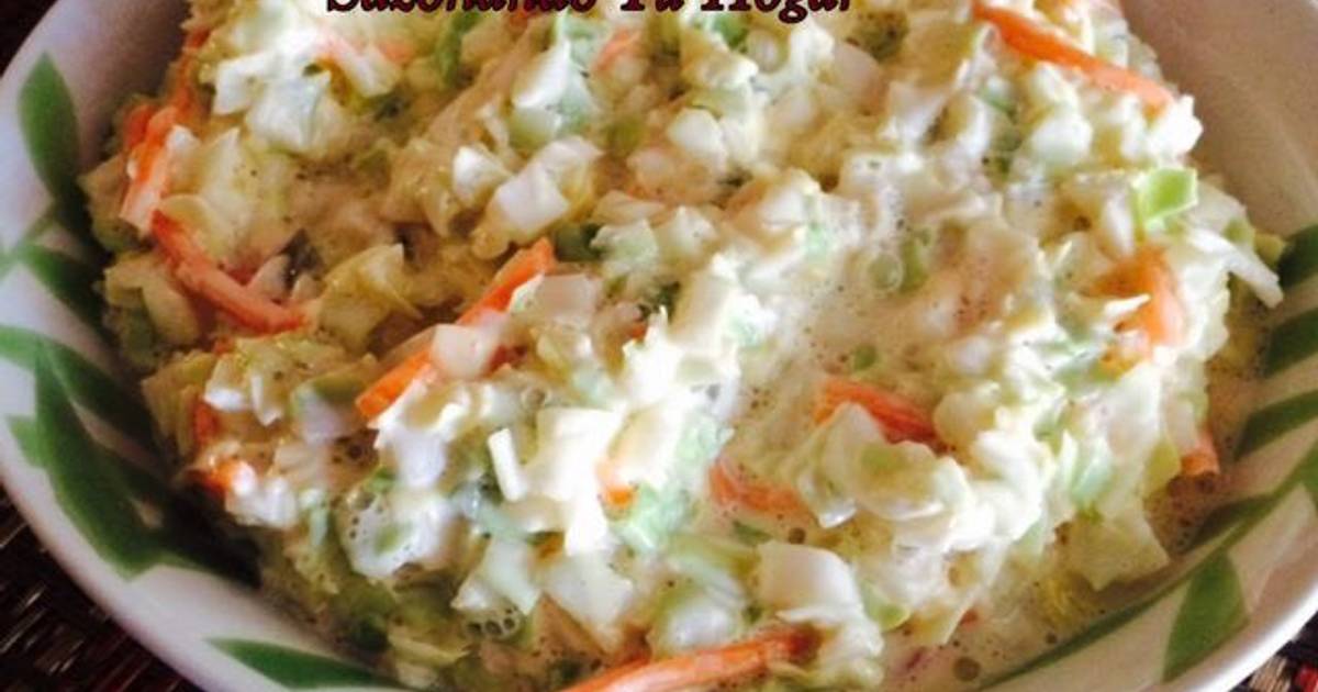 Ensalada de col y zanahoria con mayonesa - 34 recetas caseras - Cookpad