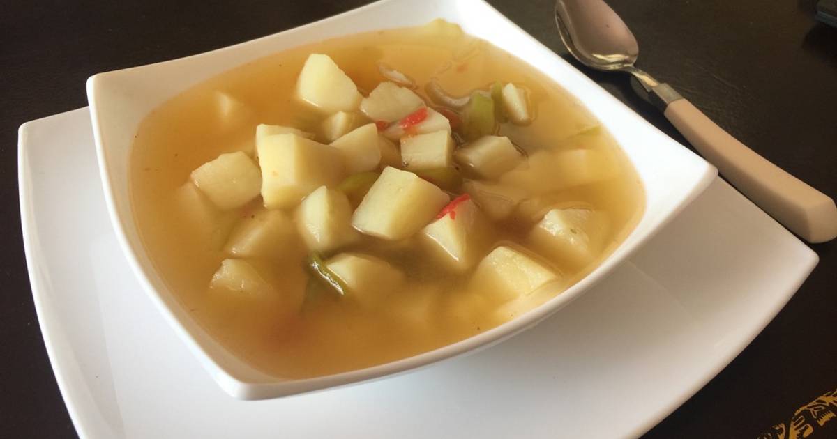Caldo de papas con queso - 256 recetas caseras - Cookpad