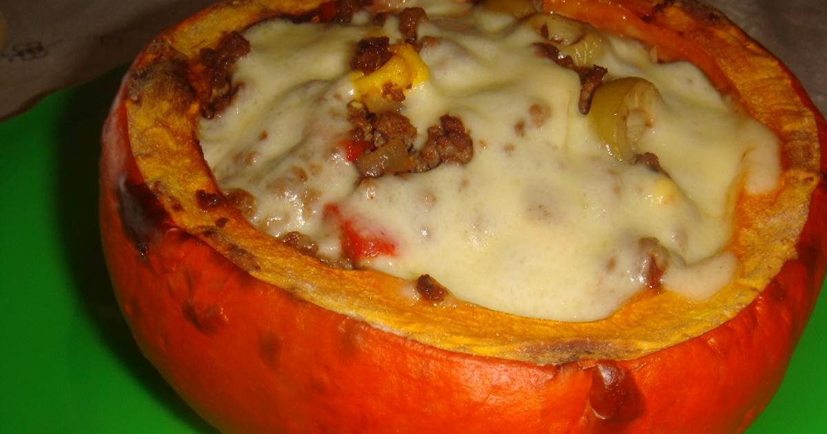 Zapallo relleno de carne - 159 recetas caseras - Cookpad
