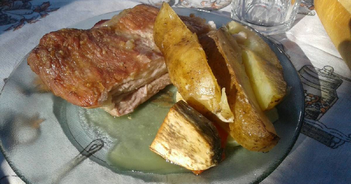 Pechito de cerdo al horno - 80 recetas caseras - Cookpad