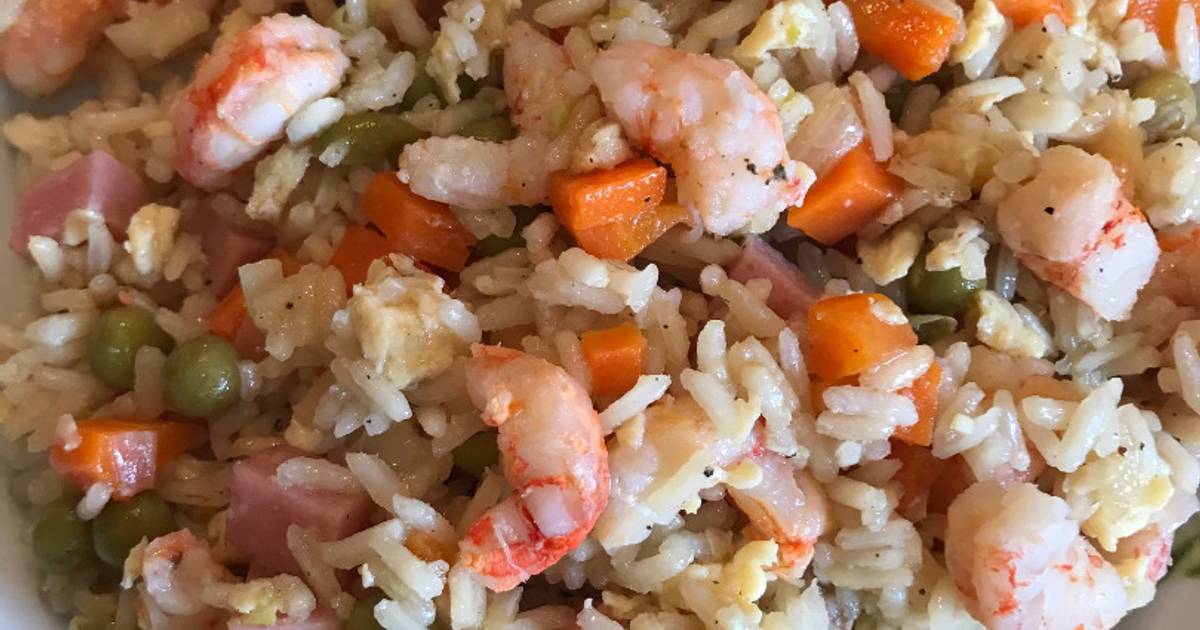 Arroz frito con gambas estilo chino - 7 recetas caseras - Cookpad