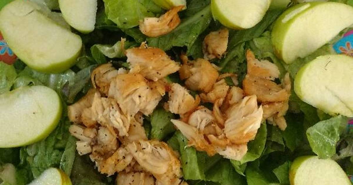 Ensalada de pollo con lechuga y manzana - 82 recetas caseras - Cookpad