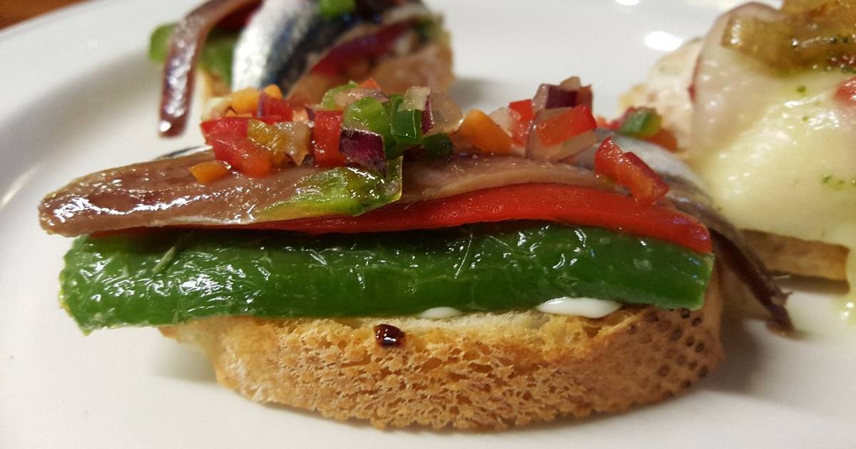 Anchoas con pimientos - 281 recetas caseras - Cookpad