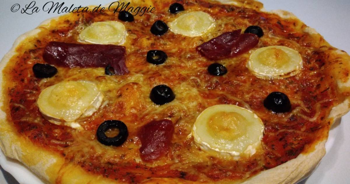 Pizza de jamon y queso casera - 1.203 recetas caseras - Cookpad