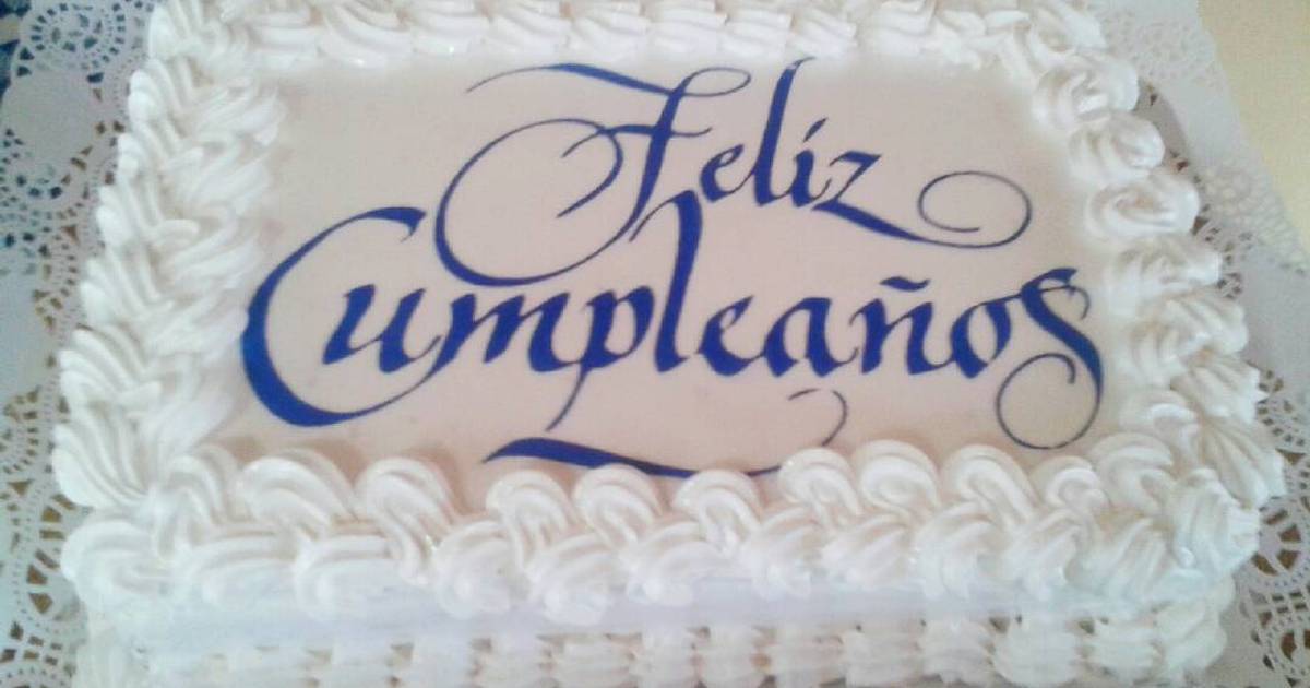 Tortas de cumpleaños con crema chantilly - 16 recetas caseras - Cookpad