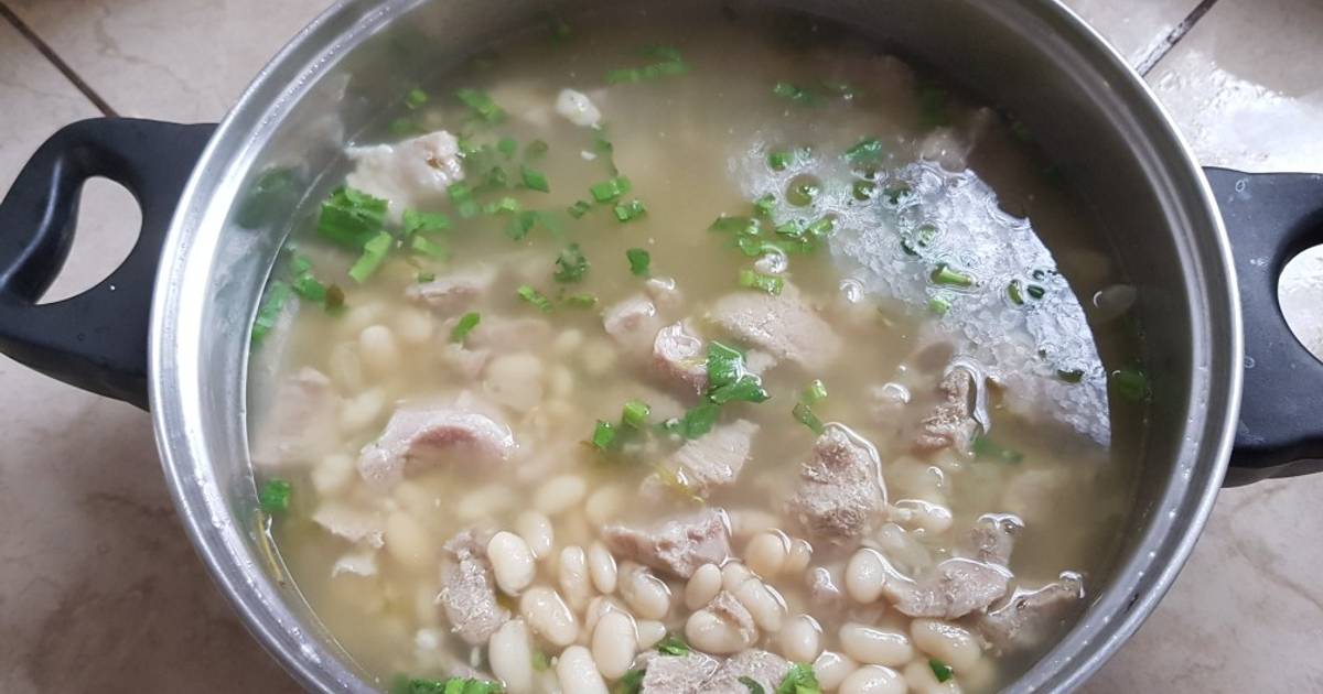 Frijoles blancos con cerdo - 105 recetas caseras - Cookpad