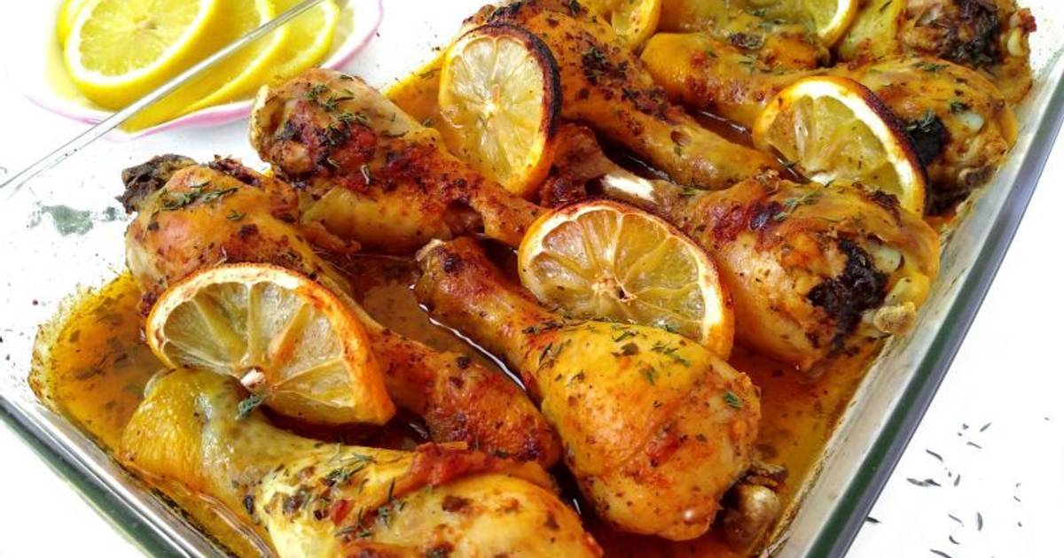 Muslos de pollo al horno con limon - 283 recetas caseras - Cookpad