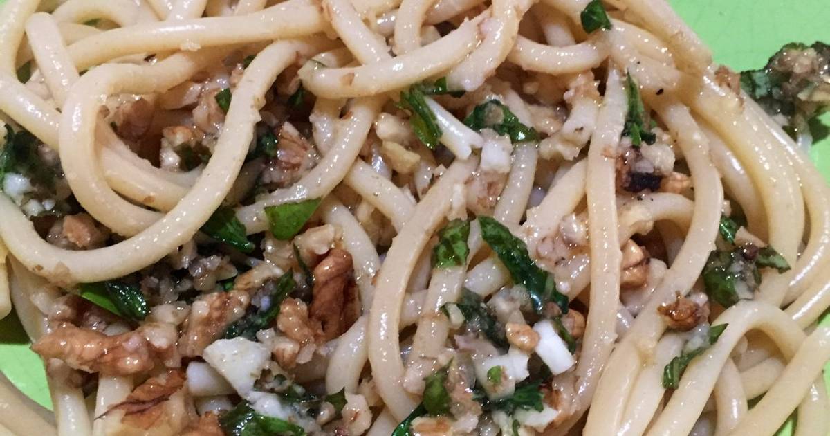 Fideos al pesto - 108 recetas caseras - Cookpad