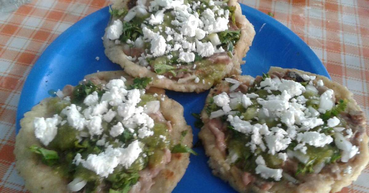 Sopes de frijoles - 48 recetas caseras - Cookpad