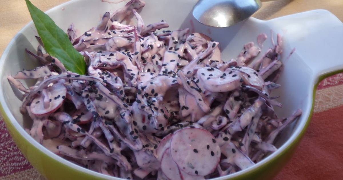 Ensalada con repollo morado - 55 recetas caseras - Cookpad