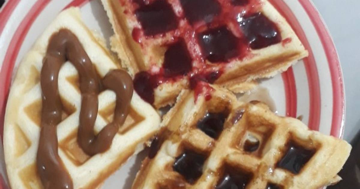 Waffle relleno - 19 recetas caseras - Cookpad