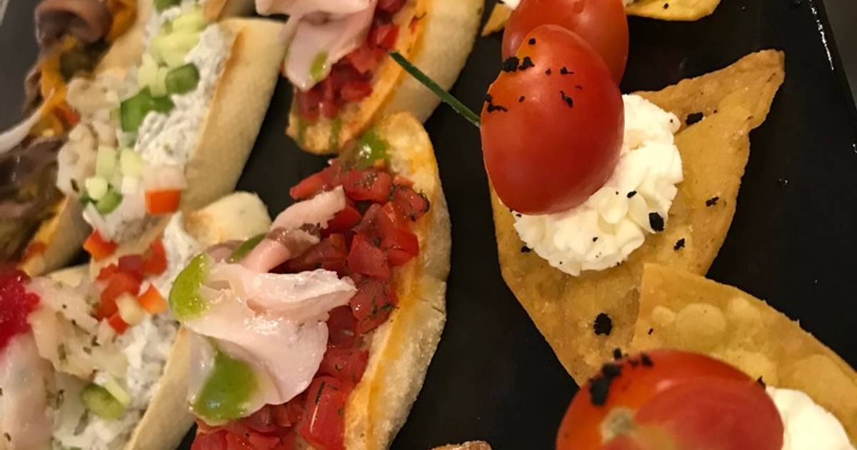 Canapes variados - 24 recetas caseras - Cookpad