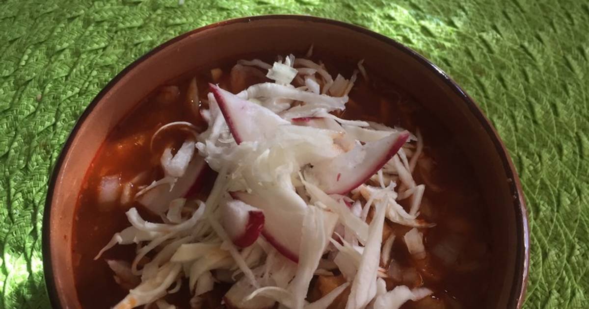 Pozole de espinazo de puerco - 30 recetas caseras - Cookpad