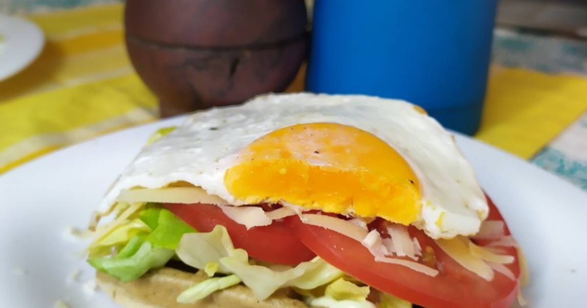 Waffles salados - 17 recetas caseras - Cookpad