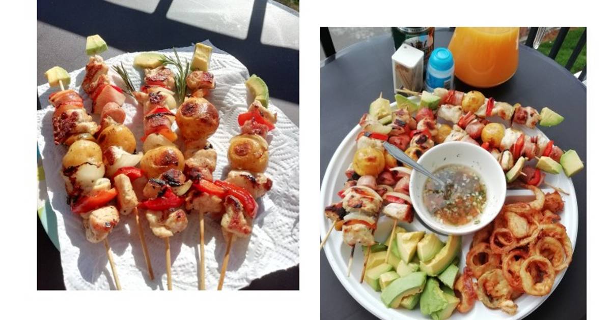 Pinchos de pollo - 78 recetas caseras - Cookpad